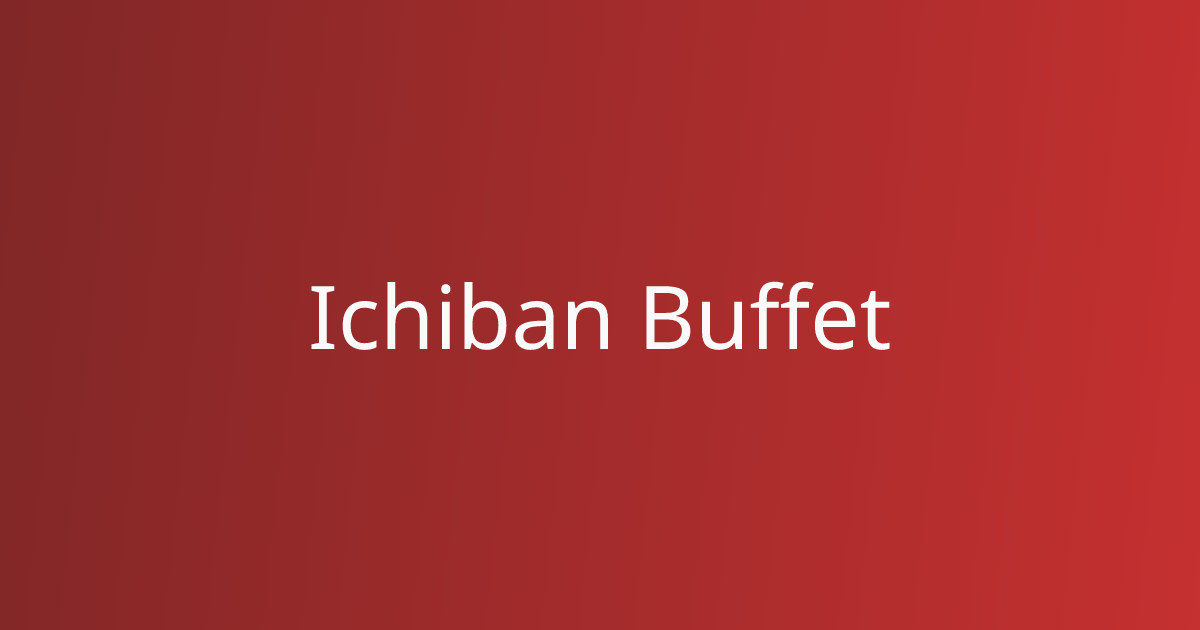 Best Chinese in Springfield, MO | Ichiban Buffet | Order Online